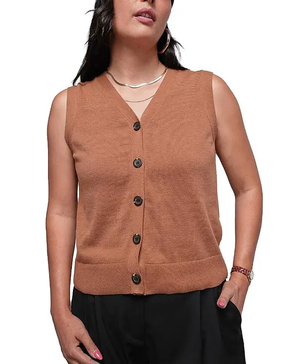 WILDFANG The Everyday Sweater Vest - Walnut