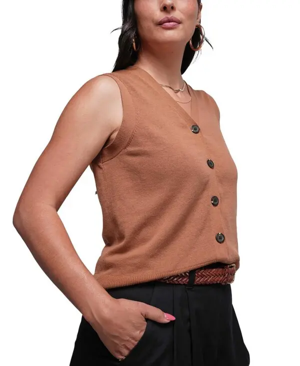 WILDFANG The Everyday Sweater Vest - Walnut