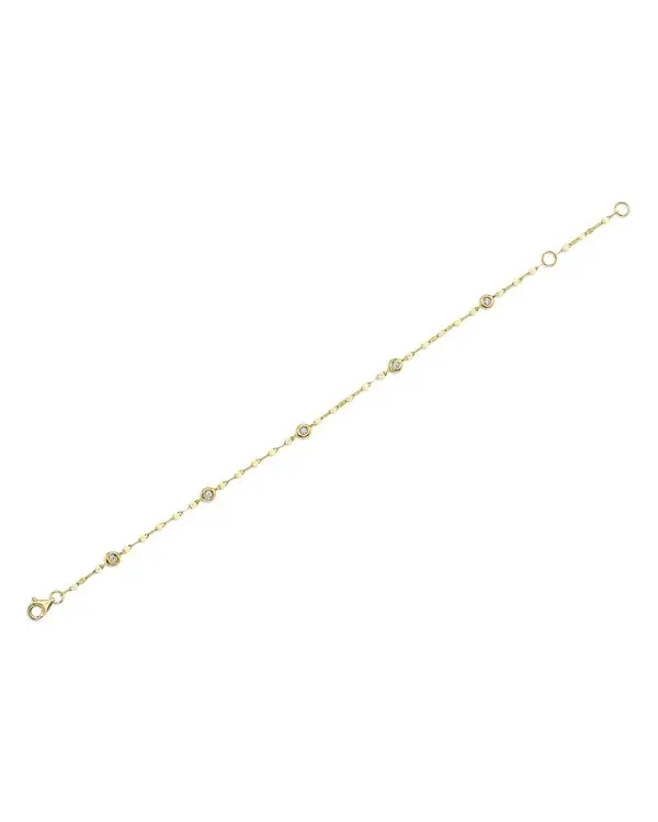 MOON & MEADOW 14k Yellow Diamond Chain Bracelet