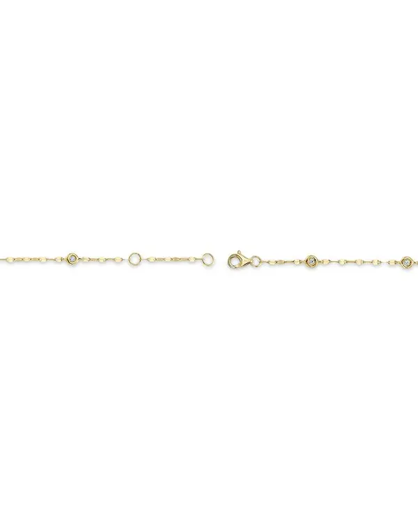 MOON & MEADOW 14k Yellow Diamond Chain Bracelet