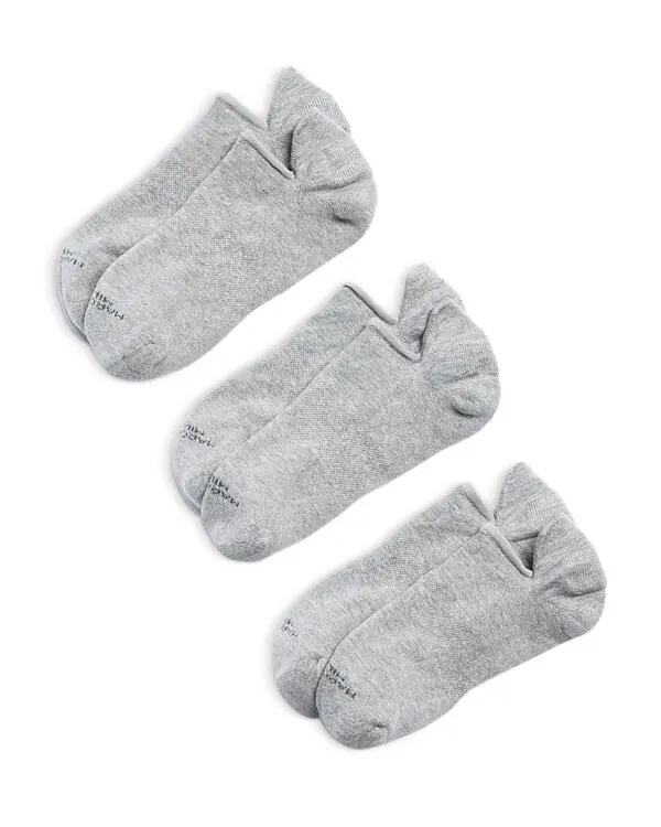 MARCOLIANI MILANO Invisible Socks Pack Of 3 - Silver Grey