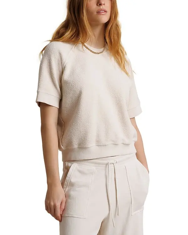 PERFECTWHITETEE Kennedy Fleece Sweatshirt - Sugar