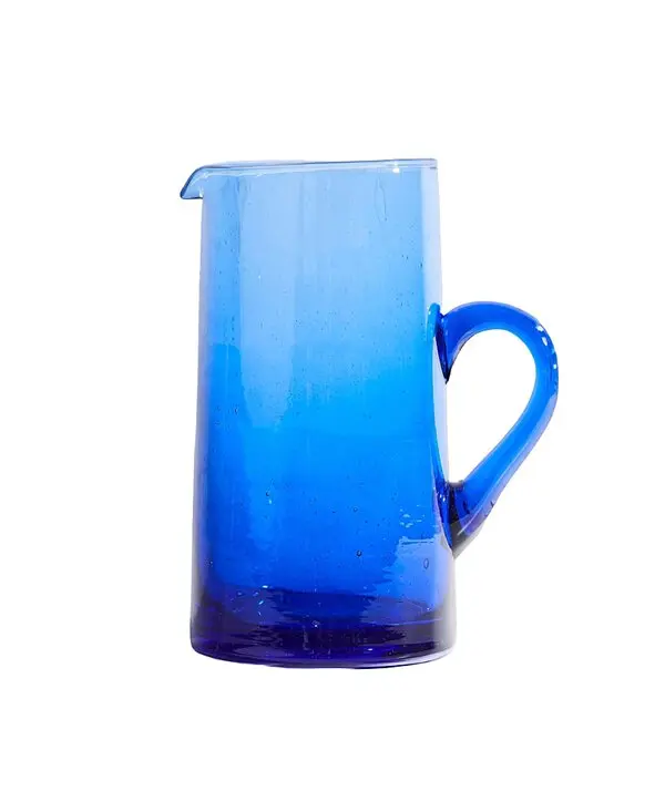 VERVE CULTURE Moroccan Cone Jug - Blue