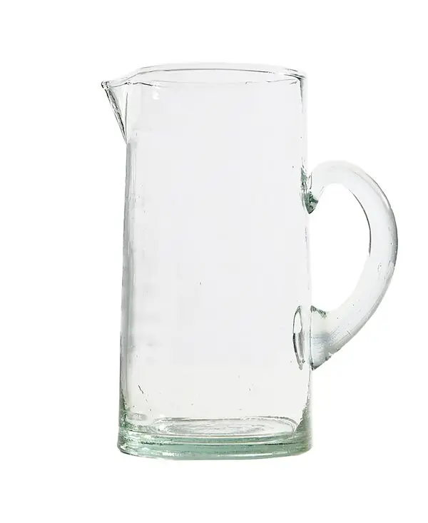 VERVE CULTURE Moroccan Cone Jug - Clear