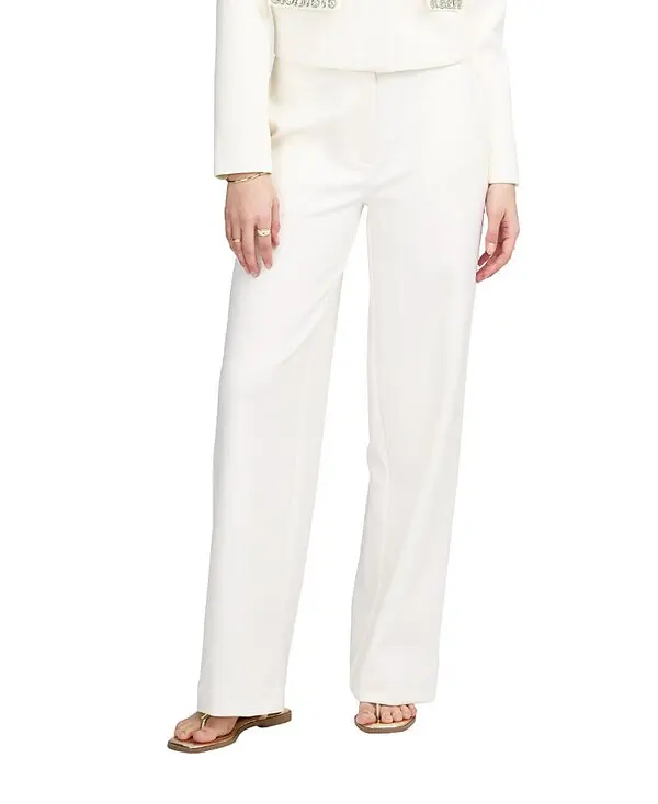 ELLE COLLECTION Neoprene Pants - Ivory