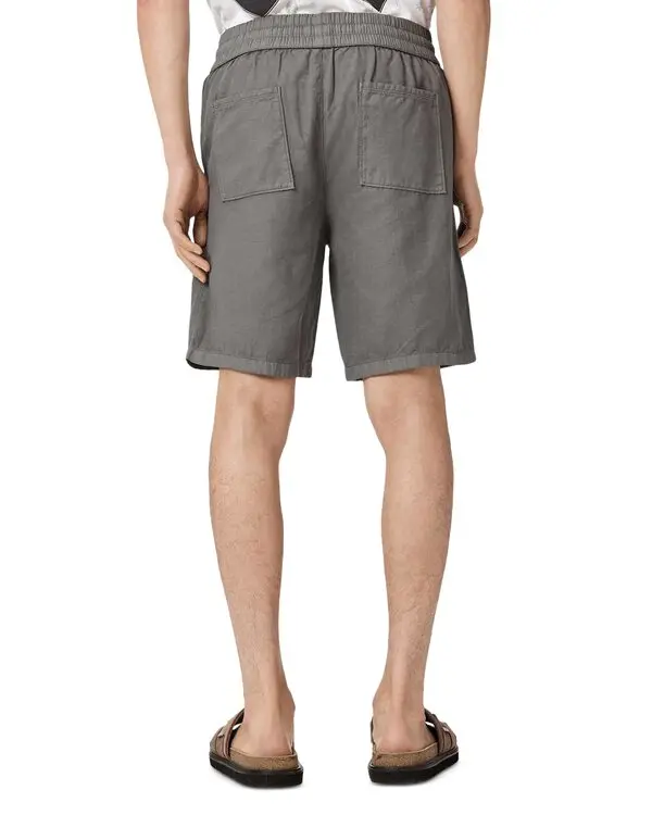 ALLSAINTS Hanbury Regular Fit 8.7" Drawstring Shorts - Pillar Grey