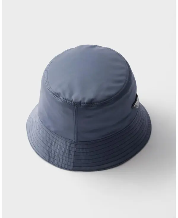 Prada Re-nylon Bucket Hat - Blue/ Silver