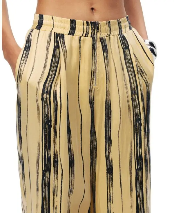 NOCTURNE Abstract Striped Wide-leg Trousers