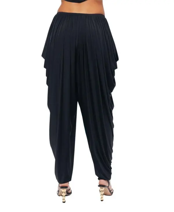NOCTURNE Draped Relaxed-fit Pants