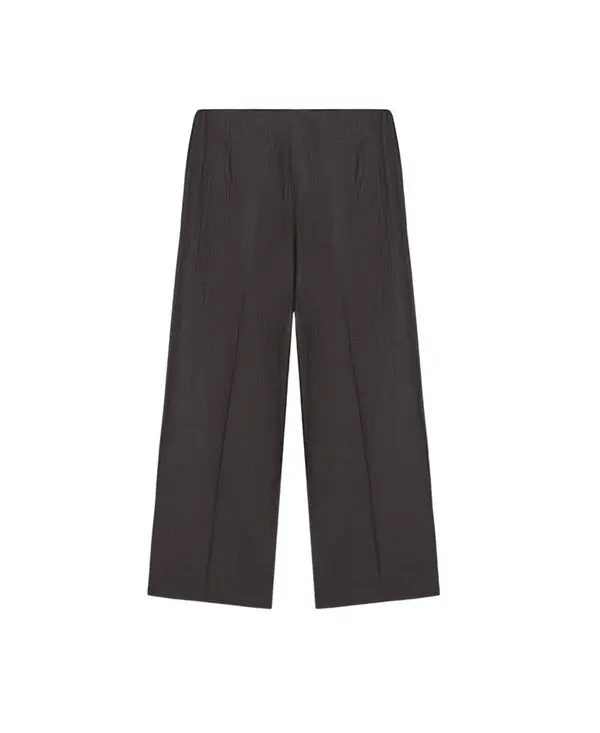 NOCTURNE Wide-leg Fluid Pants - Anthracite