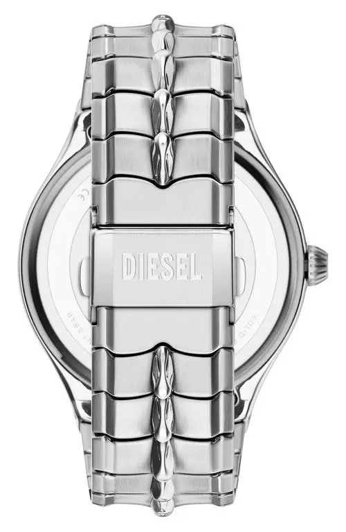 DIESEL® Sculptural Bracelet Watch - Silver
