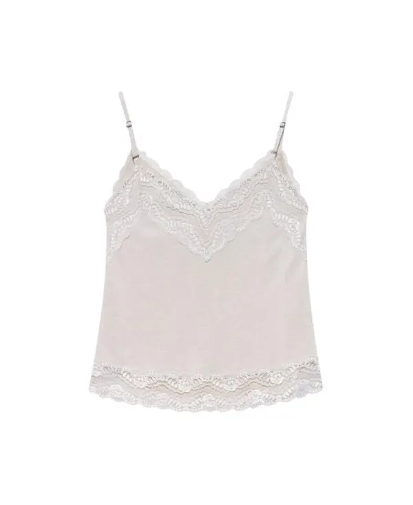 Mint Velvet Lace Trim Camisole Top