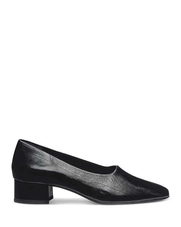 REFORMATION Inez Pumps - Black Eel