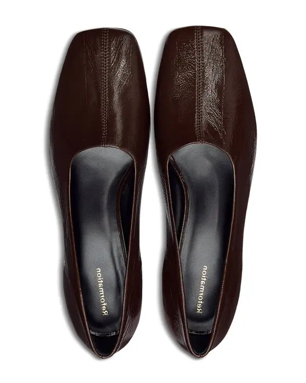 REFORMATION Inez Pumps - Espresso