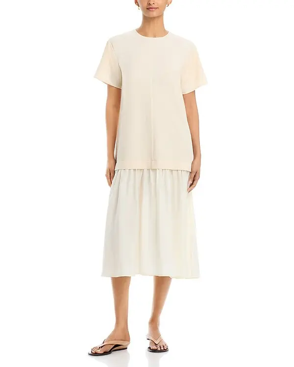 A.REN Vanessa Short Sleeve Dress - Cream