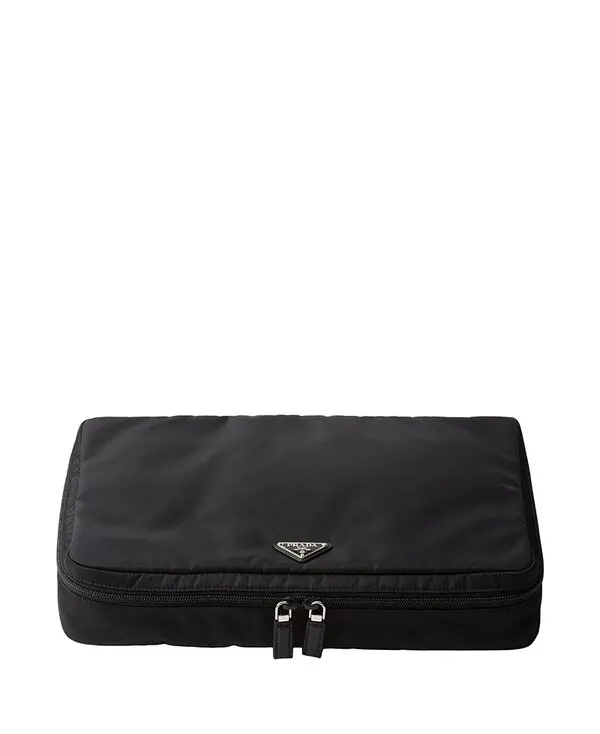 Prada Re-nylon Zipper Pouch - Black