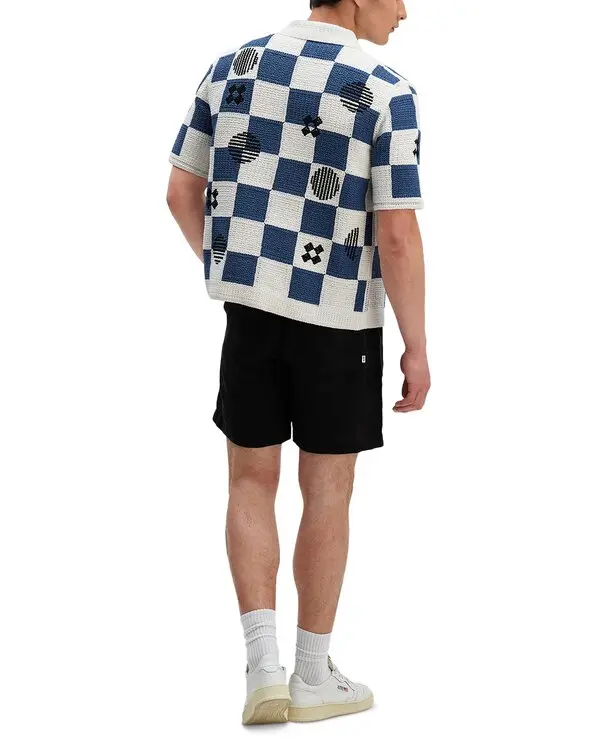 WAX LONDON Porto Knit Graphic Shirt
