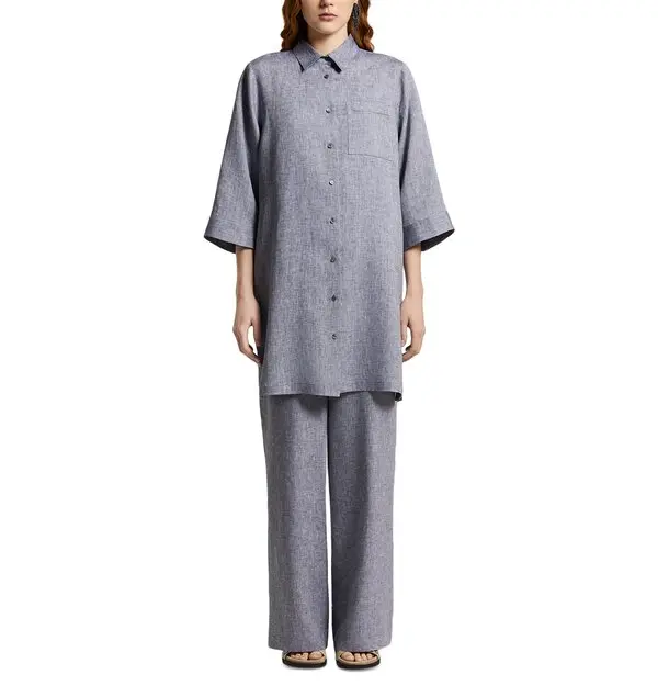 Peserico Linen Tunic Shirt