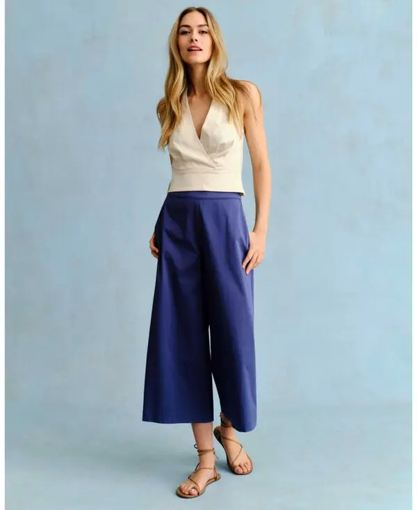 CARTOLINA Halter Neck Top - Ivory