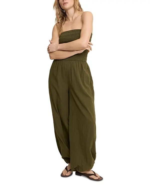 NOBODY'S CHILD Carly Jumpsuit 100% Cotton - Green