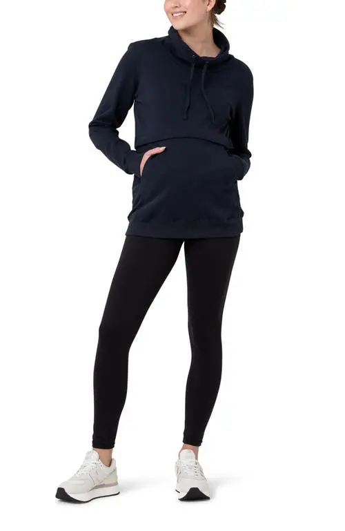 RIPE MATERNITY Joey Nursing Jumper With Funnel Neck And Drawstring