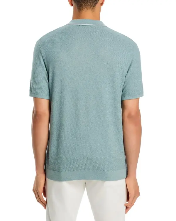 Marine Layer Greyson Sweater Polo - Slate