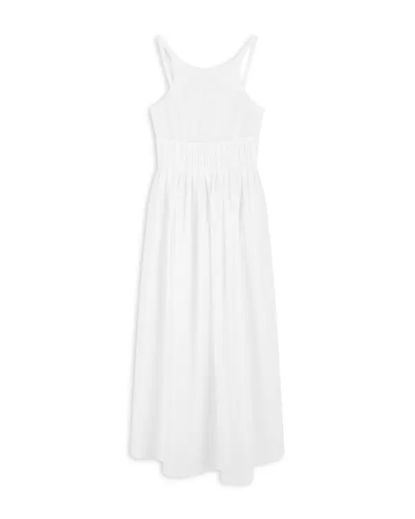 Emporio Armani Smocked Waist Midi Dress