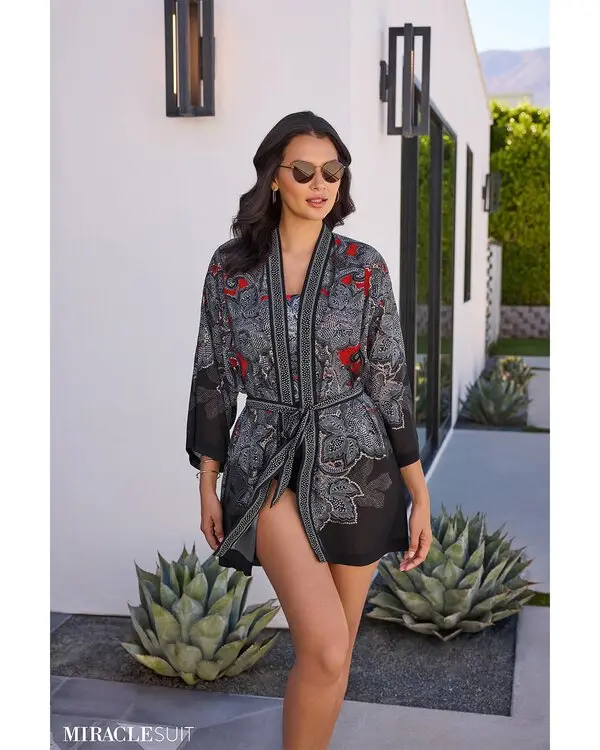 Miraclesuit Steel Magnolias Kimono Cover Up