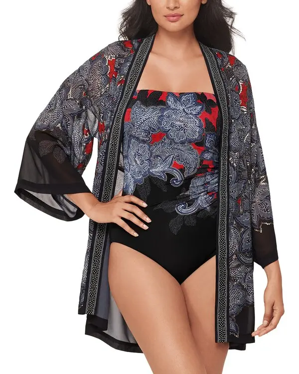 Miraclesuit Steel Magnolias Kimono Cover Up