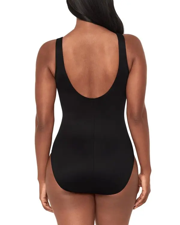 Miraclesuit Steel Magnolias Regatta One Piece Swimsuit - Black/multi