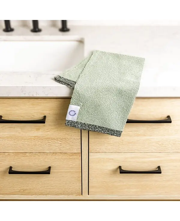 ETTITUDE Luxe Bamboo Boucle Towels - Fern Forest