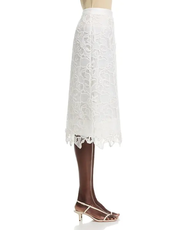 Simkhai Elissa Lace Midi Skirt