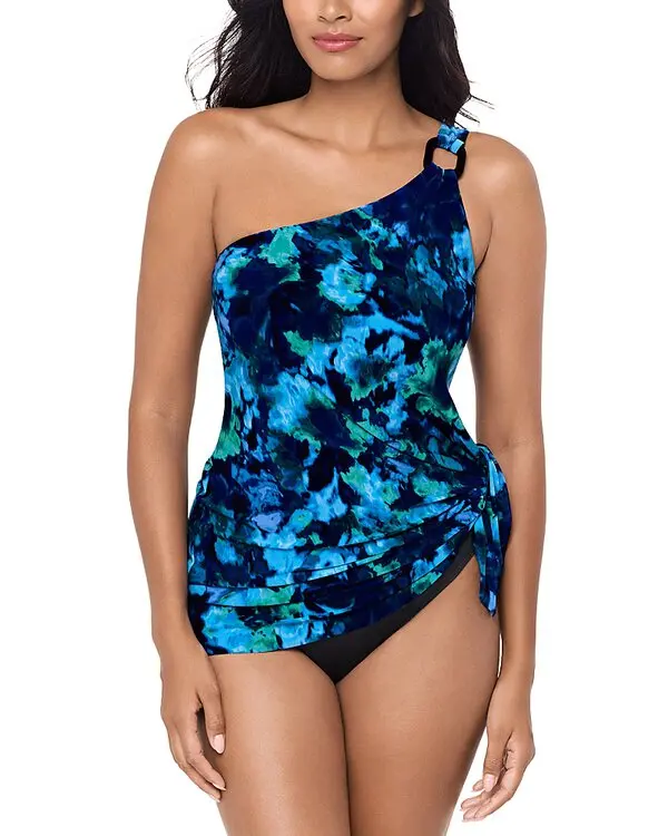 Magicsuit Mashup Amal One Piece Swim Dress - Blue Multi