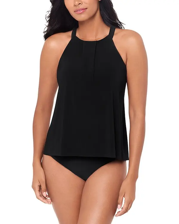 Magicsuit Solid Esme Tankini Top - Black