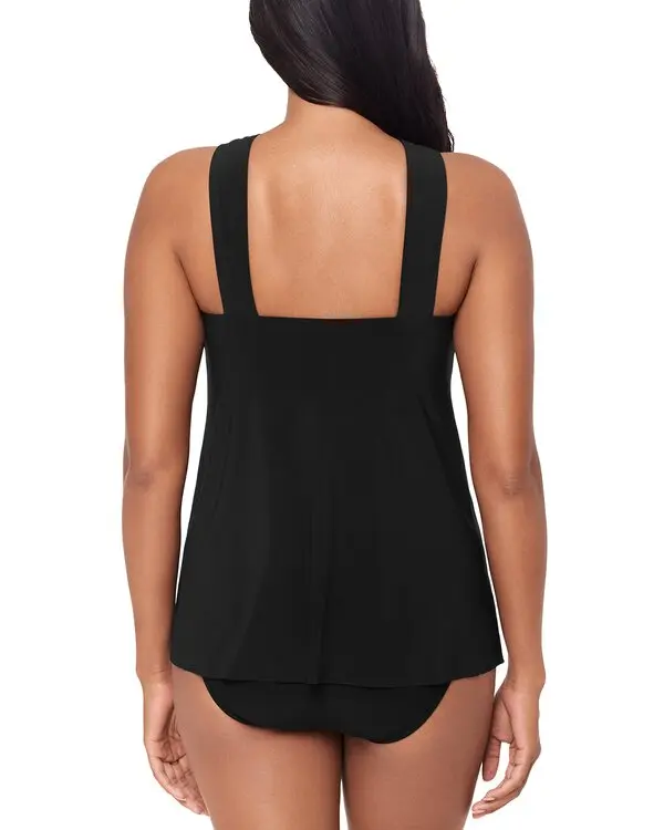 Magicsuit Solid Faye Tankini Top - Black