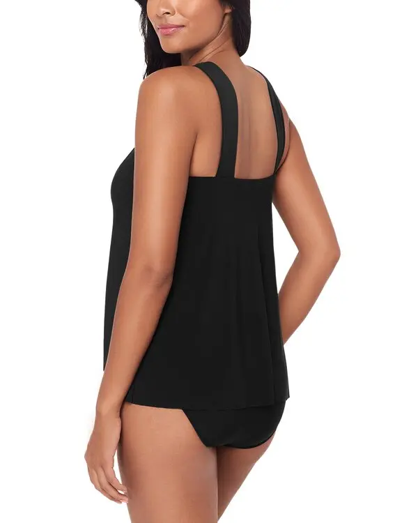 Magicsuit Solid Faye Tankini Top - Black