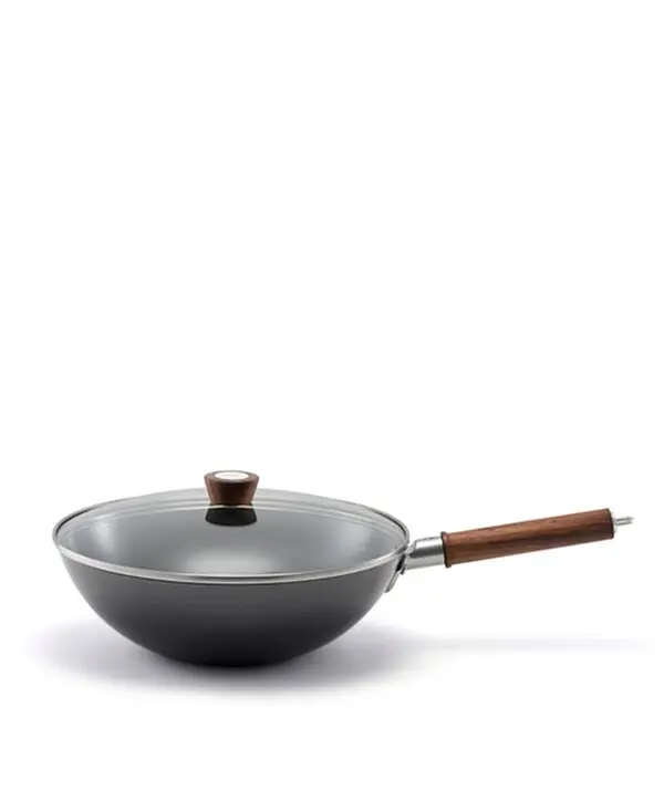 ZWILLING Dragon Carbon Steel Wok With Lid, 12 - Black