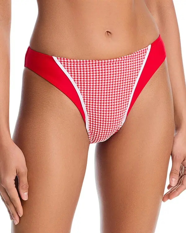 Solid & Striped The Liora Bikini Bottom - Lipstick Red
