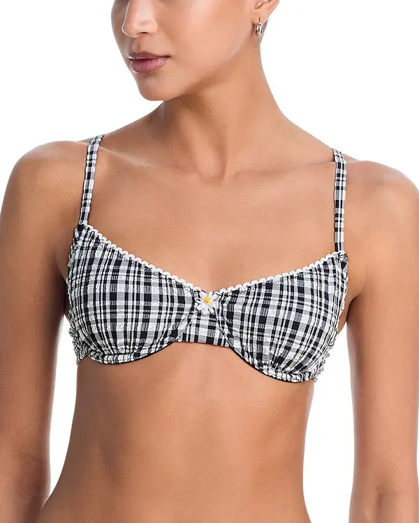 Solid & Striped The Daphne Bikini Top - Noir