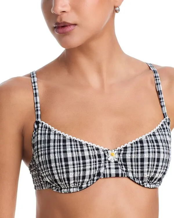Solid & Striped The Daphne Bikini Top - Noir