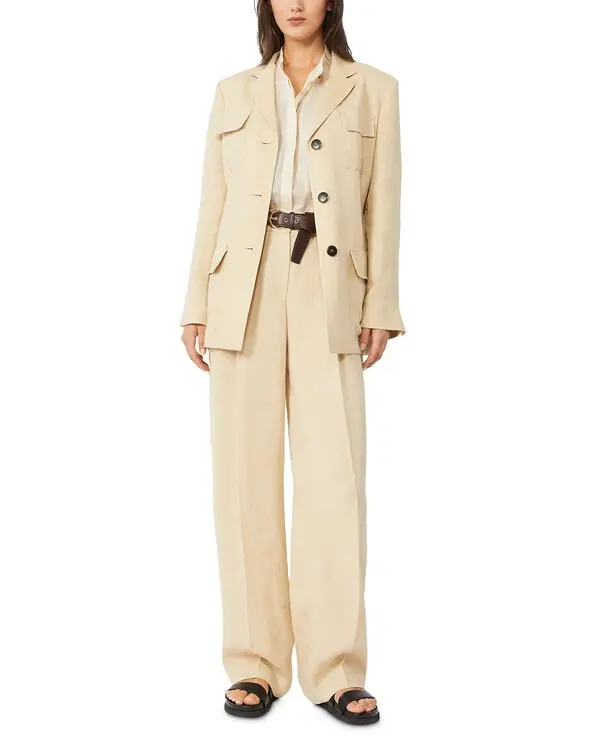 Max Mara Belted Wide Leg Pants
