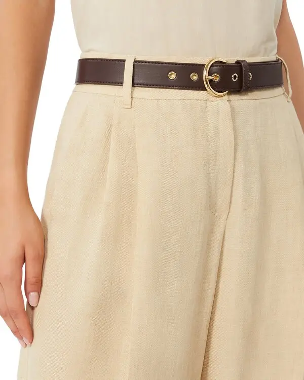 Max Mara Belted Wide Leg Pants