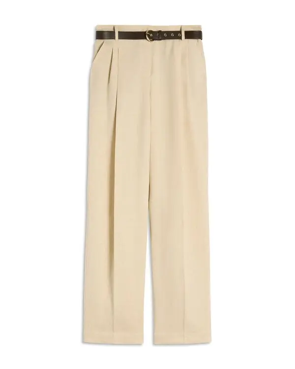 Max Mara Belted Wide Leg Pants