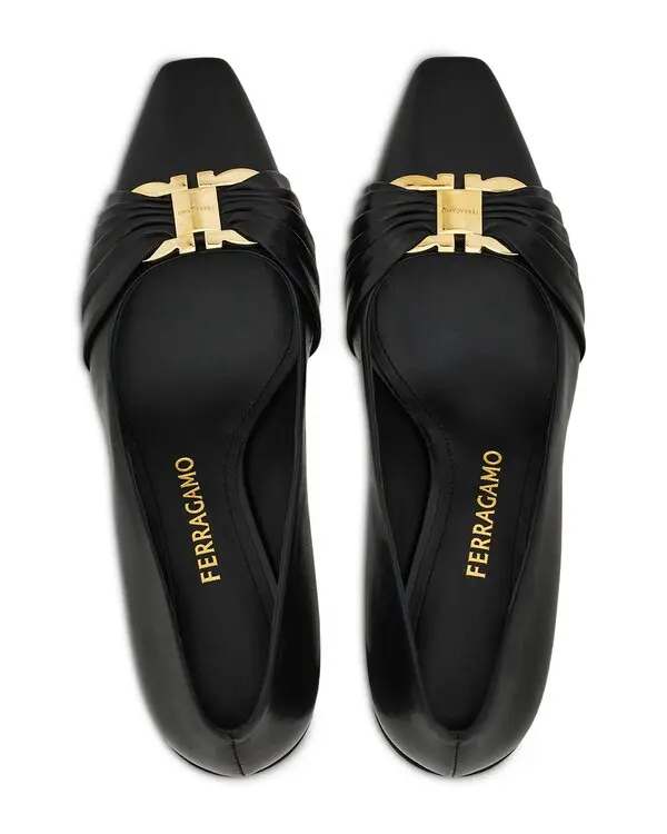 FERRAGAMO Tillya 70 Pumps - Nero