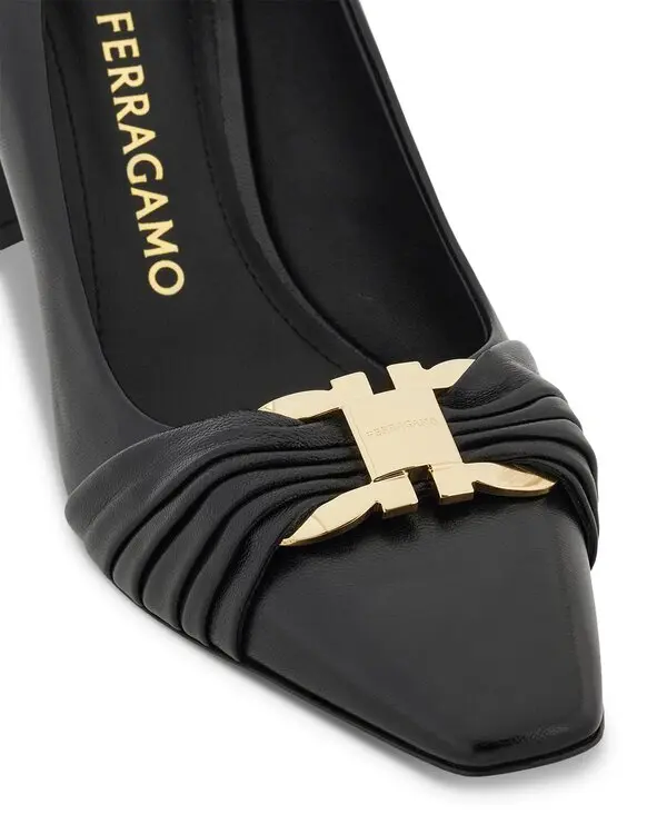 FERRAGAMO Tillya 70 Pumps - Nero