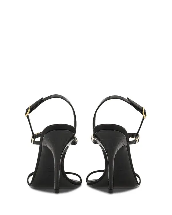 FERRAGAMO Estea 95 Chain Detail Sandals