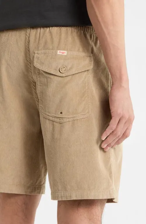 SEAGER CO Yuma Cotton Corduroy Drawstring Shorts
