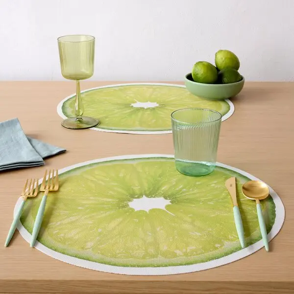 CHILEWICH Citrusplacemat - Lime