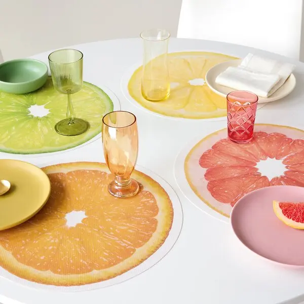 CHILEWICH Citrusplacemat - Lime