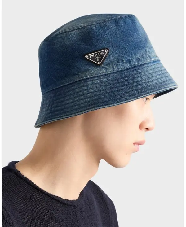 Prada Denim Bucket Hat
